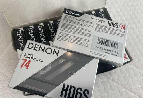 Аудиокассеты новые Denon