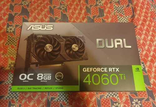 Rtx 4060ti 8gb asus dual oc новая