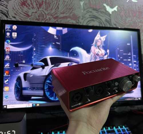 Внешняя звуковая карта Focusrite 2i2 2nd gen