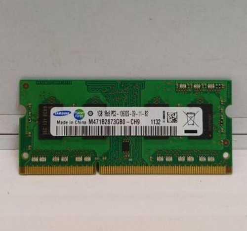 Оперативная память SO-dimm Samsung DDR3 1Gb 10600