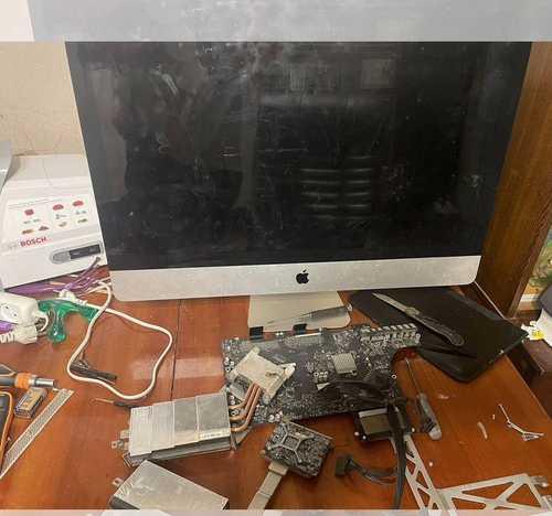 iMac 27 2011 запчасти, разбор