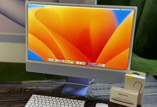 iMac 24 2021 M1 512GB SSD 8GB Ram Полный комплект