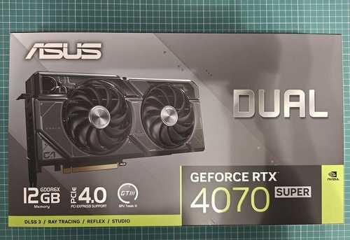 Видеокарта Asus RTX 4070 Super (новая)