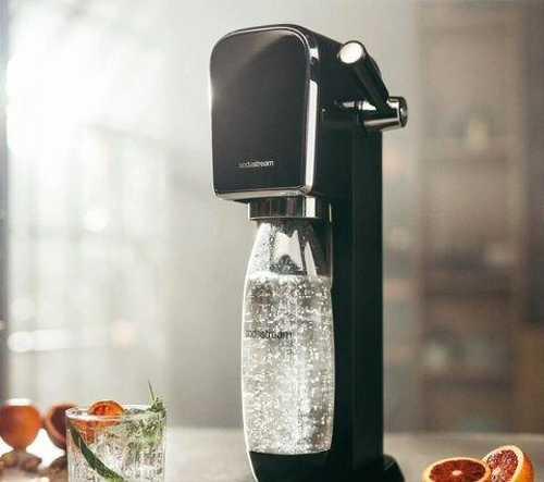 Сифон для газирования Sodastream Art черный ретро