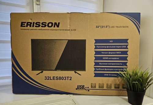 Новый телевизор 32" Erisson HD