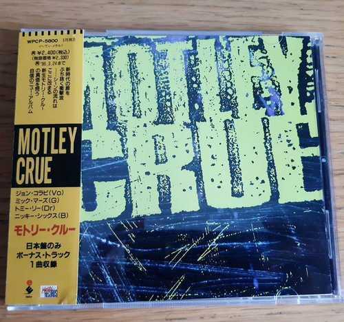 Mötley Crüe "Motley Crue" Японский лиценз CD