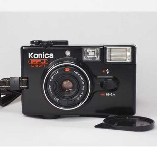 Пленочный фотоаппарат Konica EFJ черный c35