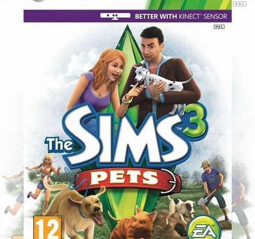 Sims 3 Питомцы (Xbox 360, англ, бу)