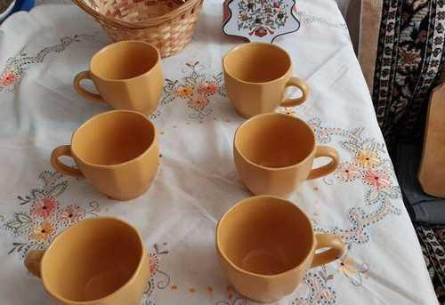 Набор к чаю"Чашки, корзиночки, футляр для чая