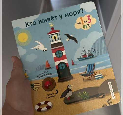 Детская книга "Кто живет у моря"