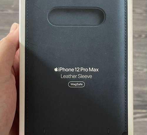 iPhone 12 Pro Max Leather Sleeve оригинал