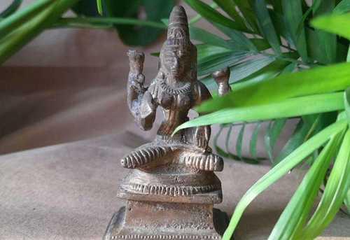 Статуэтка Индия металл богиня Лакшми Будда