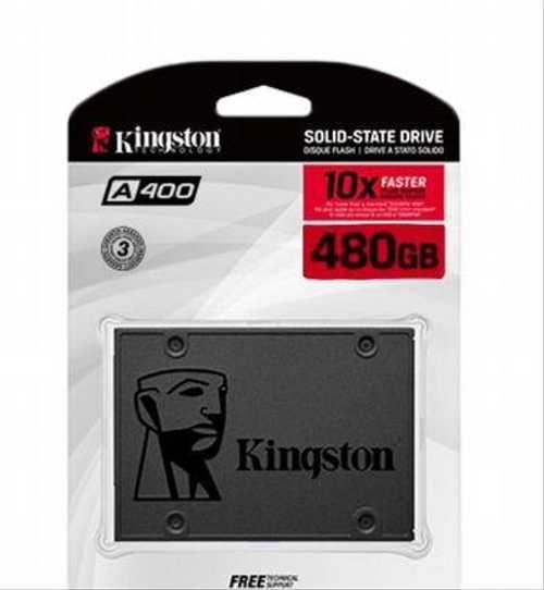 Ssd диск Kingston A400 2.5" 480Gb