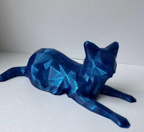 Статуэтка кошки на 3д принтере