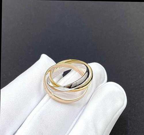 Золотое кольцо Cartier Trinity