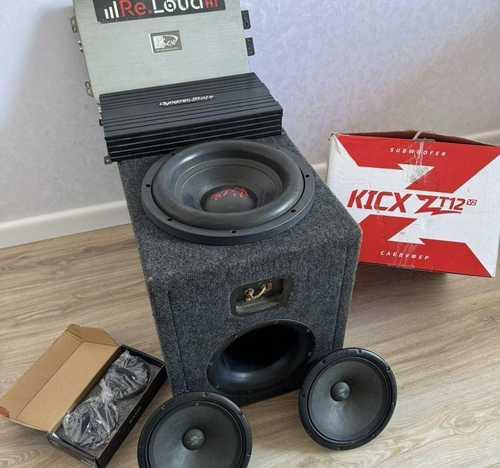 Сабвуфер Kicx ZT-12 с коробом