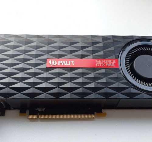 Видеокарта geforce gtx 960 2gb palit