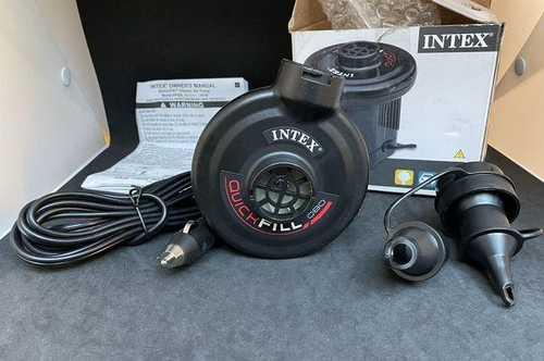 Насос электрический intex quick 12v