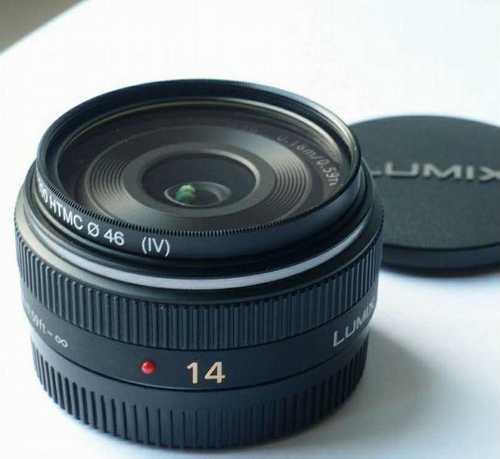 Объектив Panasonic 14mm 2.5 micro 4/3 MFT