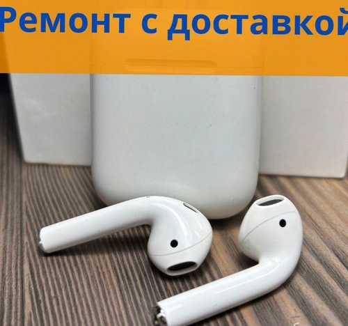 Airpods 1,2 оригиналы с новыми батареями