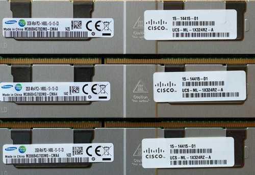 32GB PC3-14900L DDR3 ECC Reg lrdimm Samsung