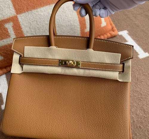 Сумка hermes Birkin 25 коричневая