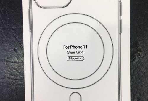 Чехол на iPhone прозрачный с MagSafe