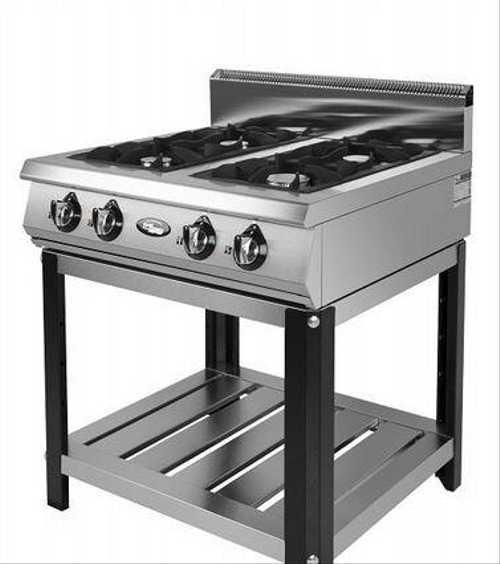 Плита 4 конф. grill master ф4пг/800 газ 50002