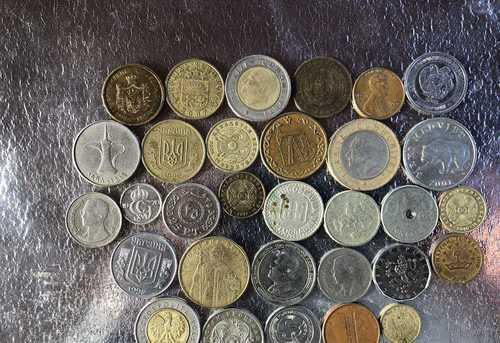 Монеты иностранные разные