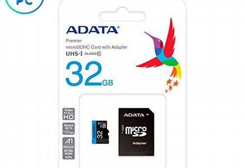 Флеш карта microSD 32GB Adata Premier (SD адаптер)