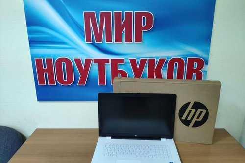 Ноутбук HP / 17 дюймов / Белоснежный / как новый