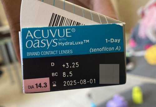 Линзы acuvue oasys hydraluxe