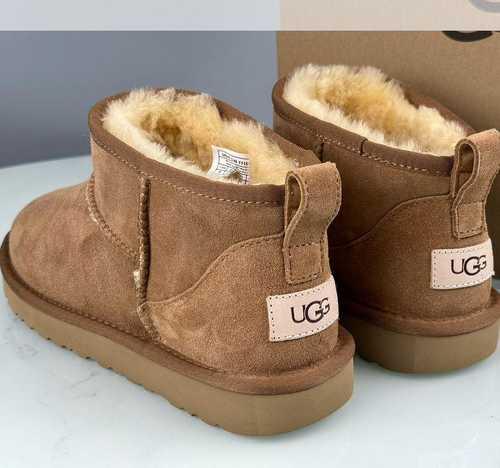 Женские угги Ugg ultra mini chestnut