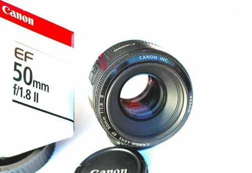 Canon 50mm 1.8. Новый