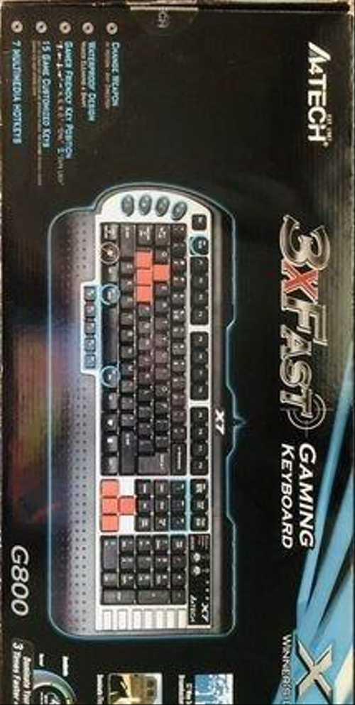 Игровая клавиатура A4Tech x7 и Игровой джойстик