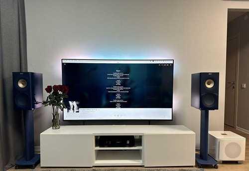 Kef R3 meta + KEF S2 + Isoacoustics Gaia 3