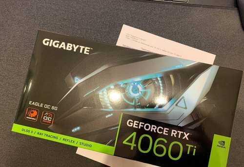 Видеокарта Gigabyte RTX4060Ti Eagle OC Новая