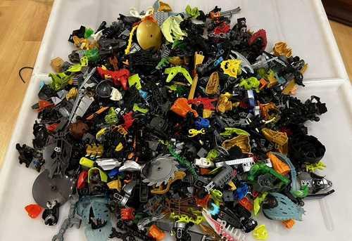 Много деталей lego bionicle