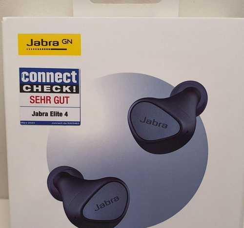 Наушники Jabra Elite 4 Navy (Оригинал)