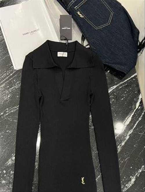Лонгслив Saint Laurent premium black