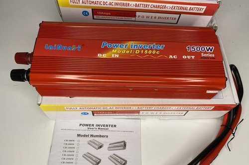Автомобильный инвертор 12-220V 1500W
