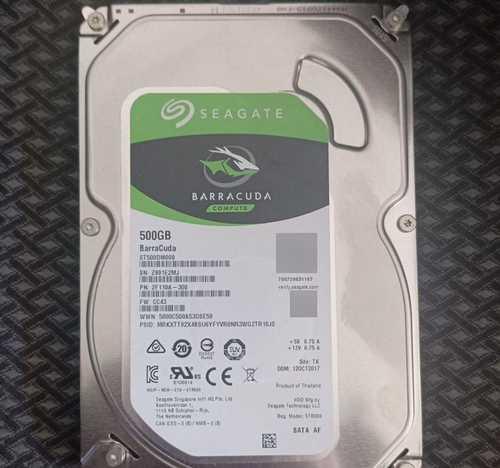 Жесткий диск 500Гб Seagate