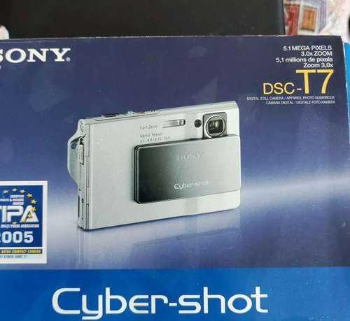Фотоаппарат sony cyber shot dsc t7
