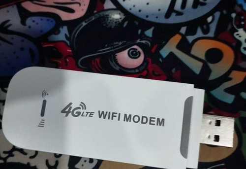 Модем 4g wifi роутер +сим