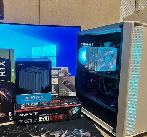 Игровой R9 5900x / rtx 3080 / 32ram / 1tb