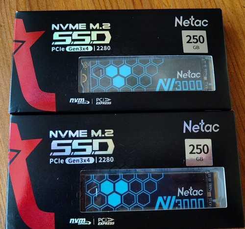 Netac NV3000 250 Gb. Новый