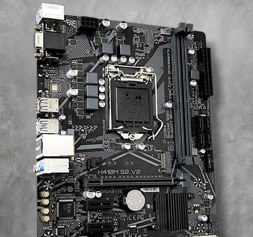 Материнская плата gigabyte H410M S2 V2, LGA1200