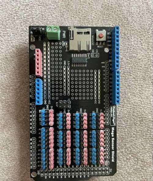 Шилд датчиков для Arduino Mega 2560