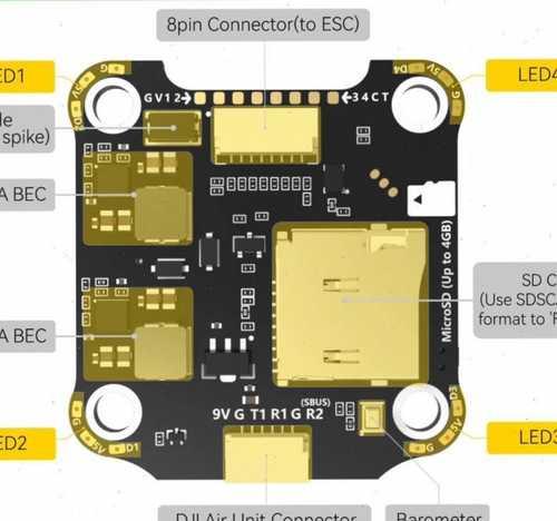 Полетный контроллер SpeedyBee F405 v3