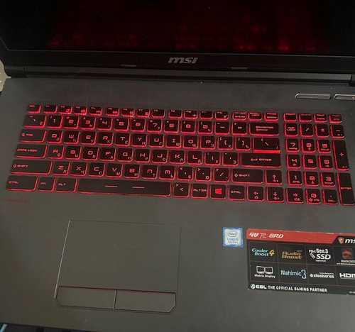 Ноутбук msi gv72 8rd